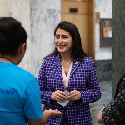 How does state Sen. Jessica Ramos want to help essential workers ...