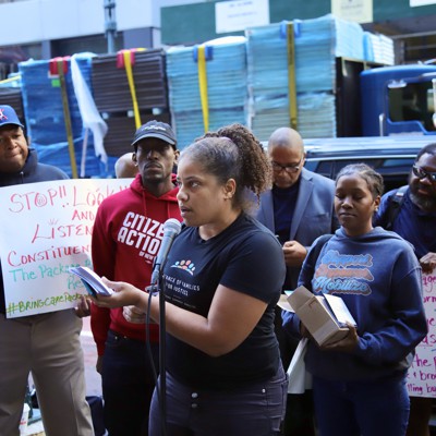 Protesters across the state rally against prison package restrictions ...