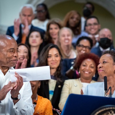 Eric Adams and Adrienne Adams are both running for mayor. They’re also ...