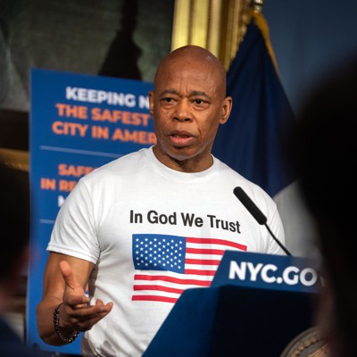 Eric Adams may be suing Trump but he’s actually still mad at Biden ...