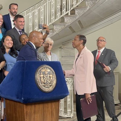 Adams and Adams announce $116 billion FY 26 NYC budget - City & State ...
