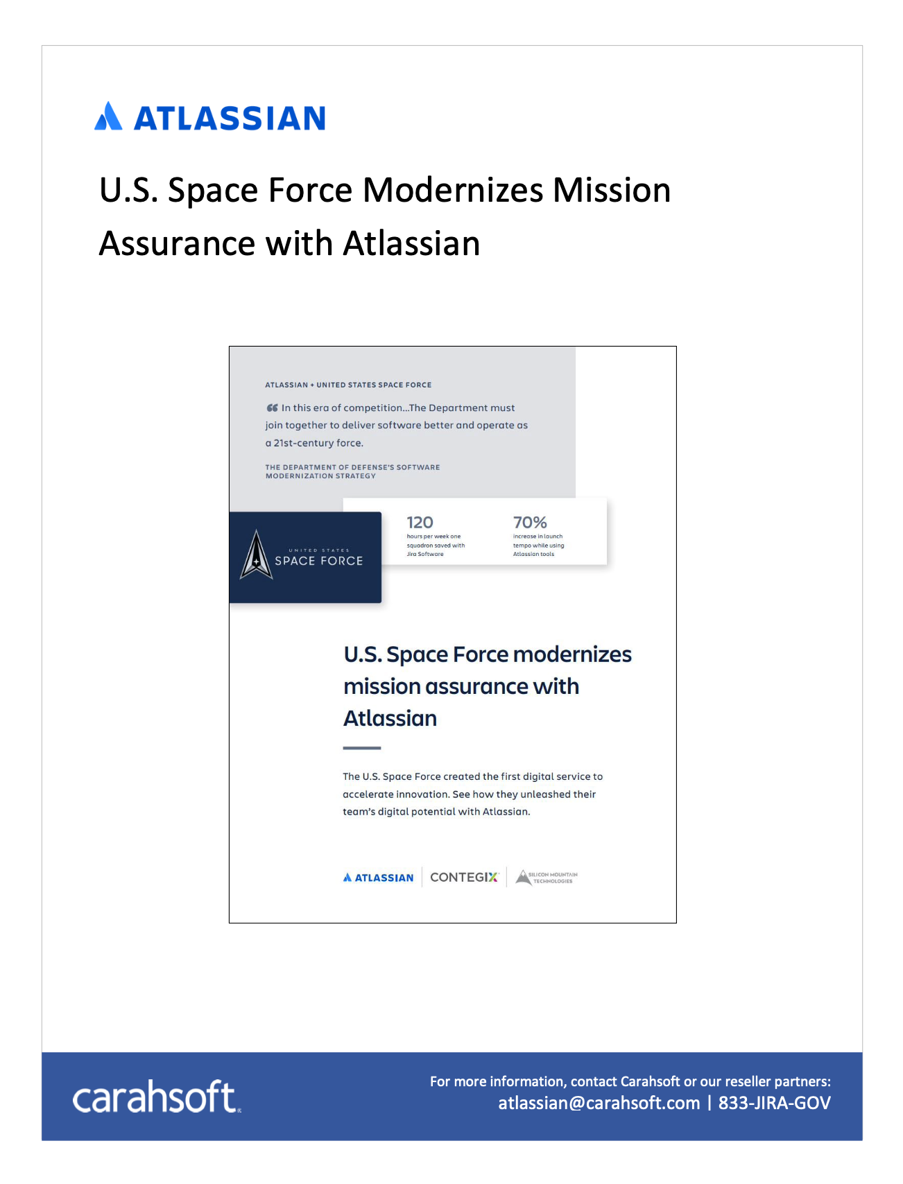 U.S. Space Force Modernizes Mission Assurance with Atlassian