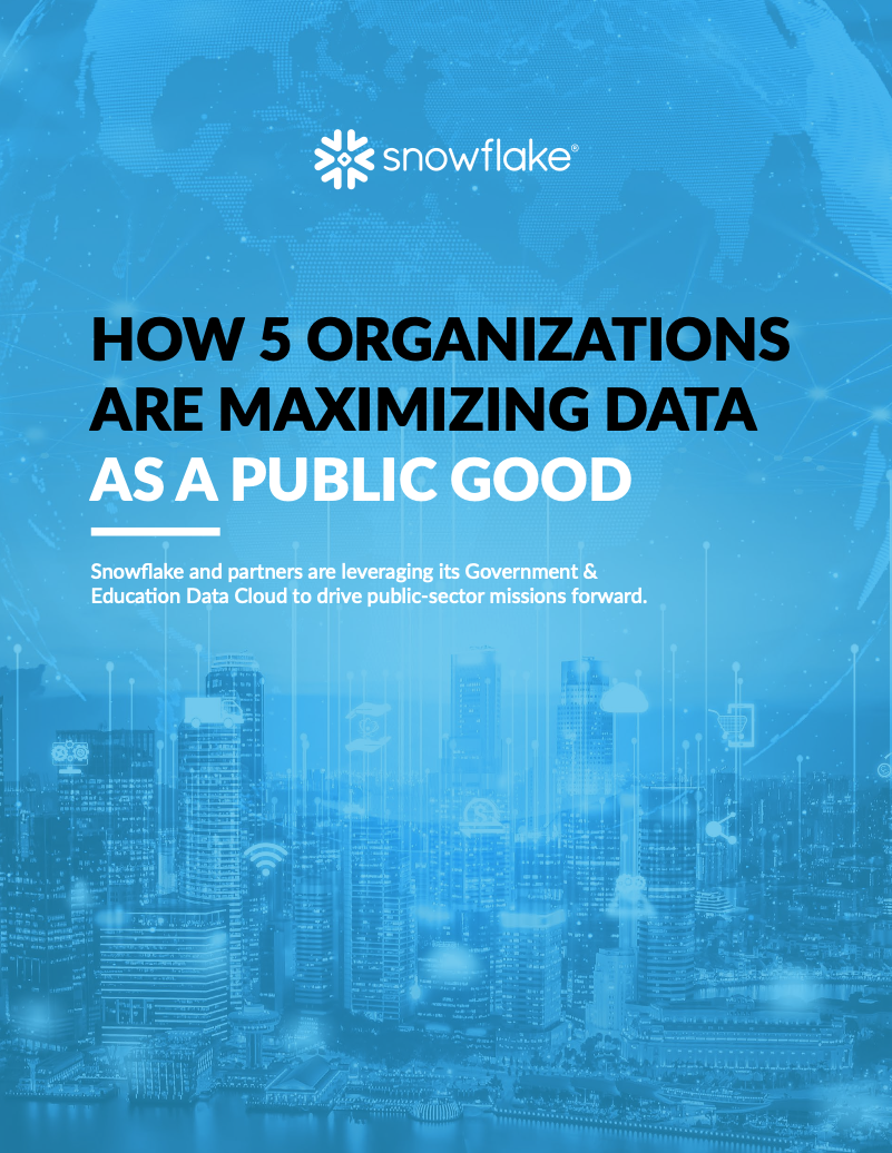 How 5 organizations are maximizing data as a public good